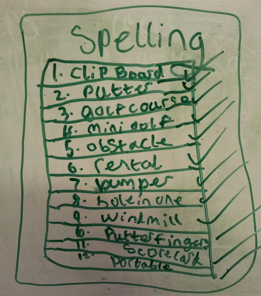 Back to School Mini Golf | Crazy Golf Blog