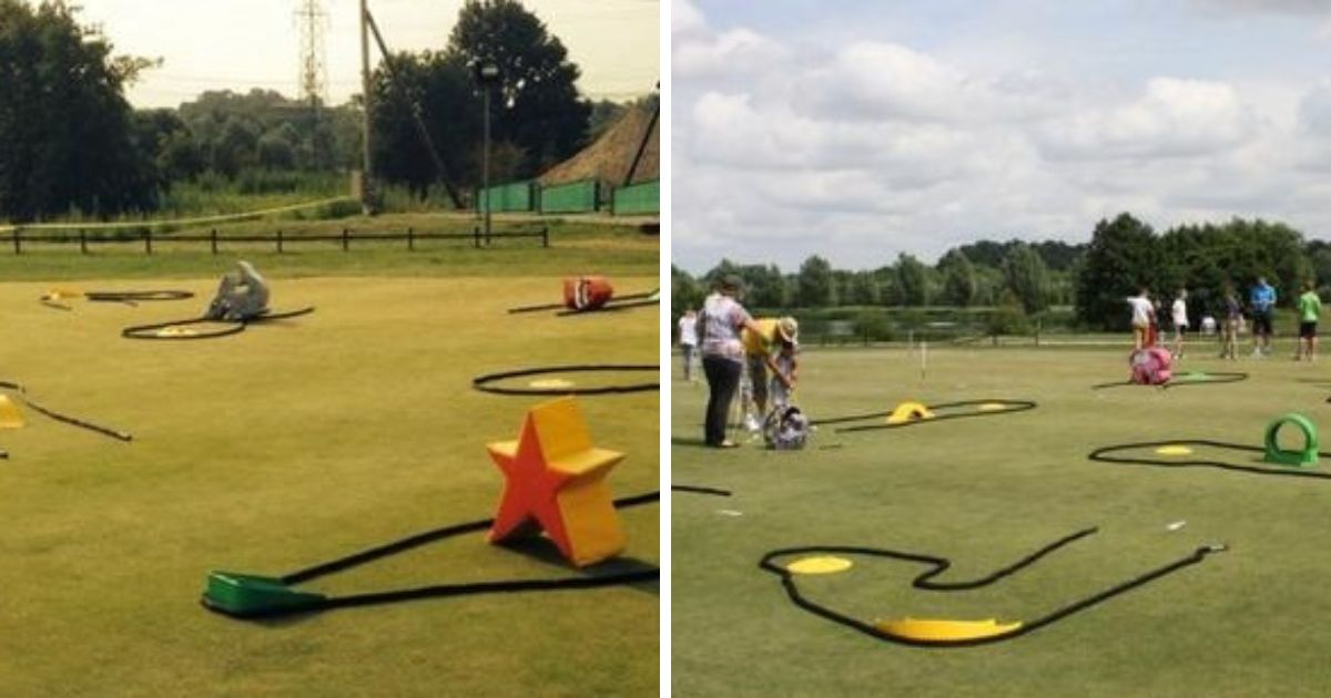 'Putting Edge Rope Course' our new portable mini golf course | Crazy ...