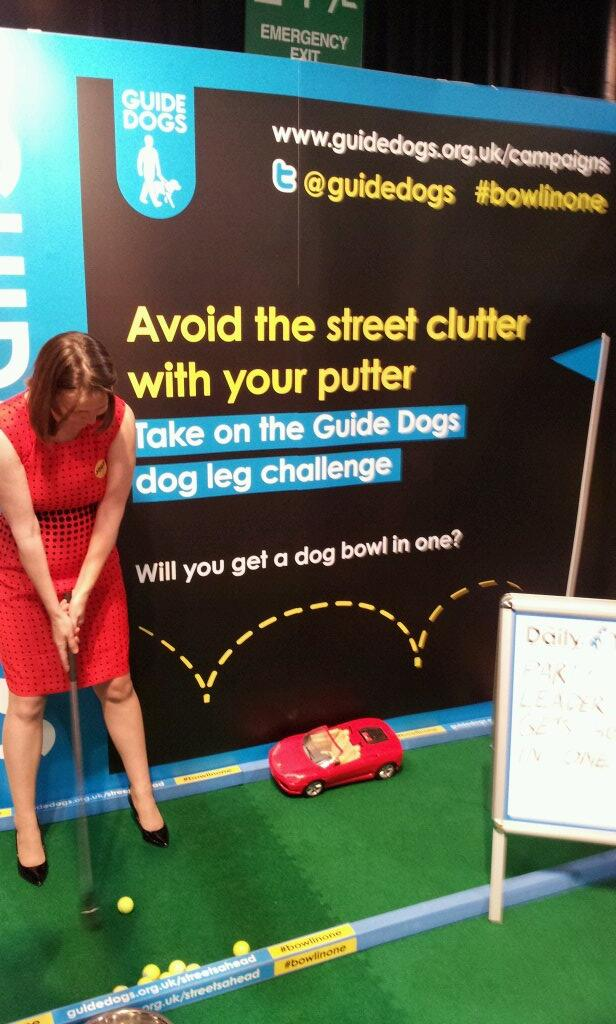 Guide Dogs Lib Dem | Crazy Golf Blog